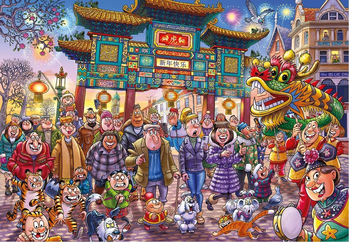 JUMBO Puzzle WASGIJ 39: Čínsky Nový rok! 1000 dielikov | e-shop Maxmax.sk